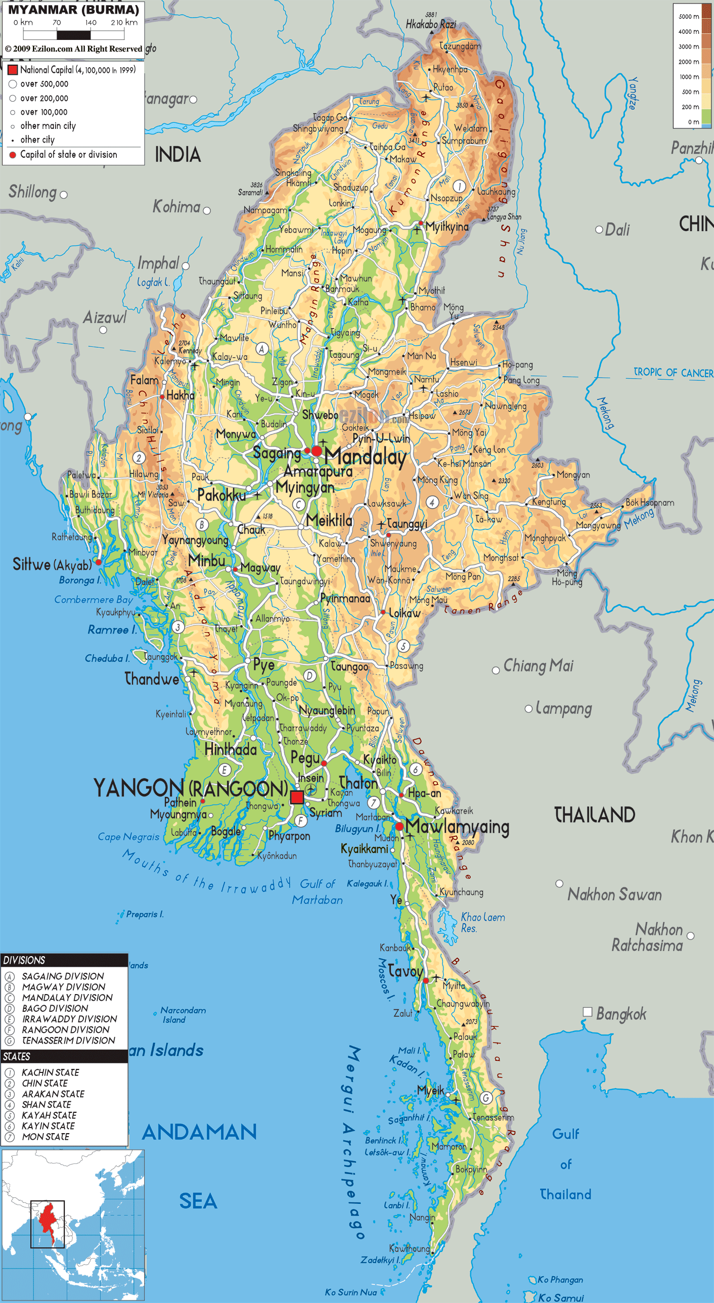 Physical Map Of Thailand Ezilon Maps - vrogue.co Physical Map Of Thailand Ezilon Maps - vrogue.co